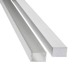 2m recessed aluminium profile 2m w/ opaq MELML-ALUR-K-V3 - Perth Building Materials