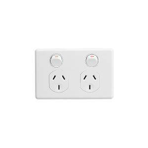 Gpo double classic white CLIC2025WE - Perth Building Materials