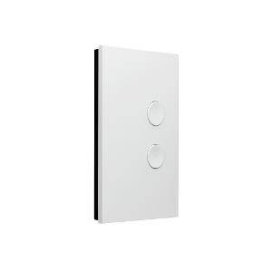 Switch 2 butt led c-bus saturn zen white CLIR5042NLZW - Perth Building ...