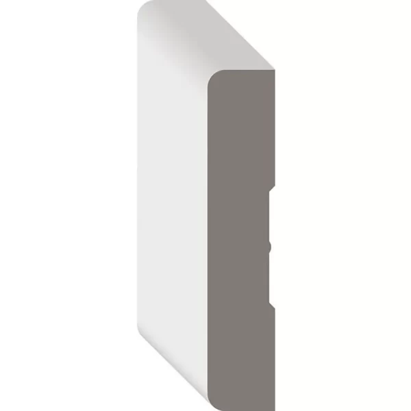 MDF Mouldings – White Primed Double Bullnosed Capping 5.4m, Buy Online ...