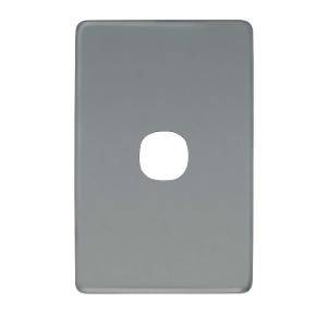 Plate cover 1 gang brushed aluminium CLIC2031CBA - Perth Building Materials
