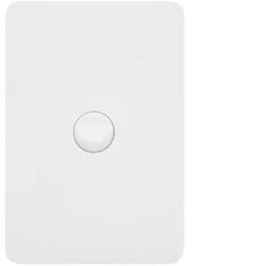Allure 1 gang switch plate cw mechs HAGWBHSV1 - Perth Building Materials