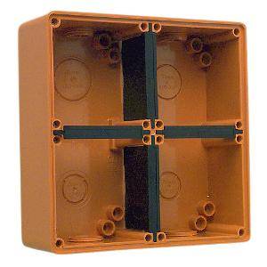 Mounting box 4 gang res-orange CLI56E4RO - Perth Building Materials
