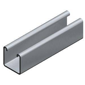 Strut plain 41×41 s/s 6m channel EZYE1000S - Perth Building Materials