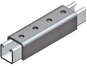 Bracket u fitting splice 4 hole hdg EZYE1377H - Perth Building Materials