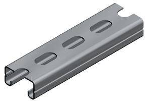 Strut slotted 6m 41x21x1.6mm l/duty galv EZYE4000SG - Perth Building ...