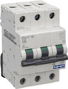 Mcb din-t10 10ka 3p 25a c curve din NHPDTCB10325C - Perth Building ...
